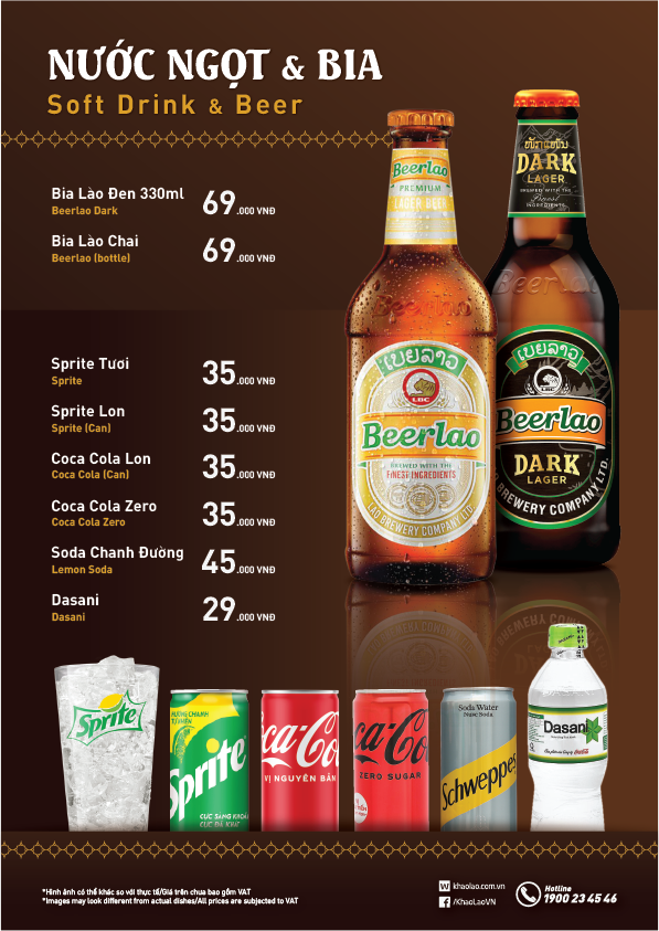 Menu miền Nam - KhaoLao